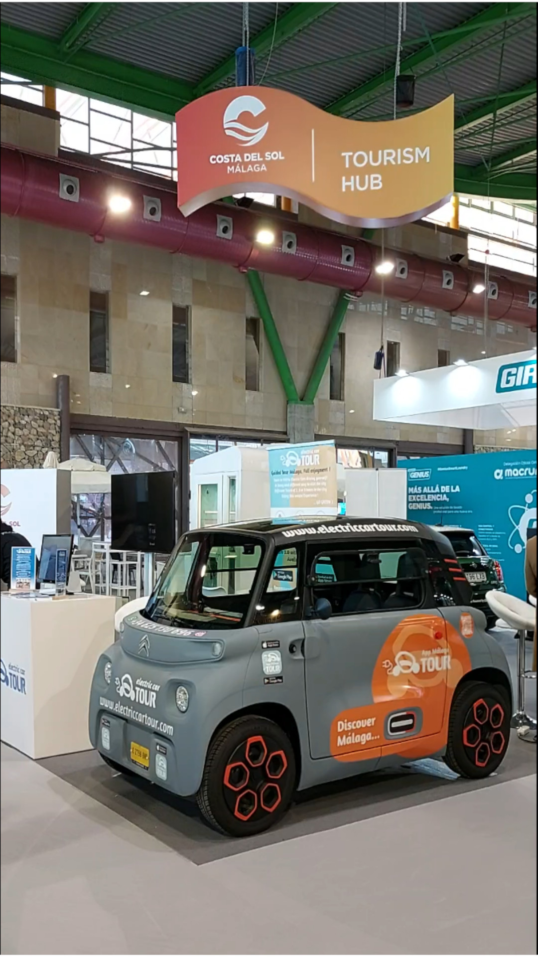 H&T2023 - Tour en Málaga - Electric Car Tour ♻️ City Tour Eco Málaga